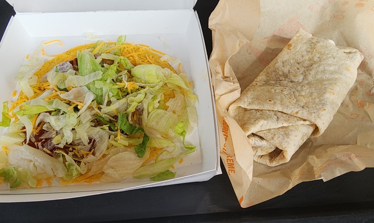 Review: Tostada and Green Chili Burrito from Taco Bell - Spicy Food ...