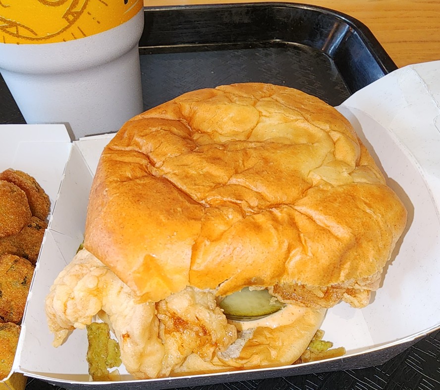 The Chicken Sandwich Wars: Pimento Crunchwich from Golden Chick - Spicy ...