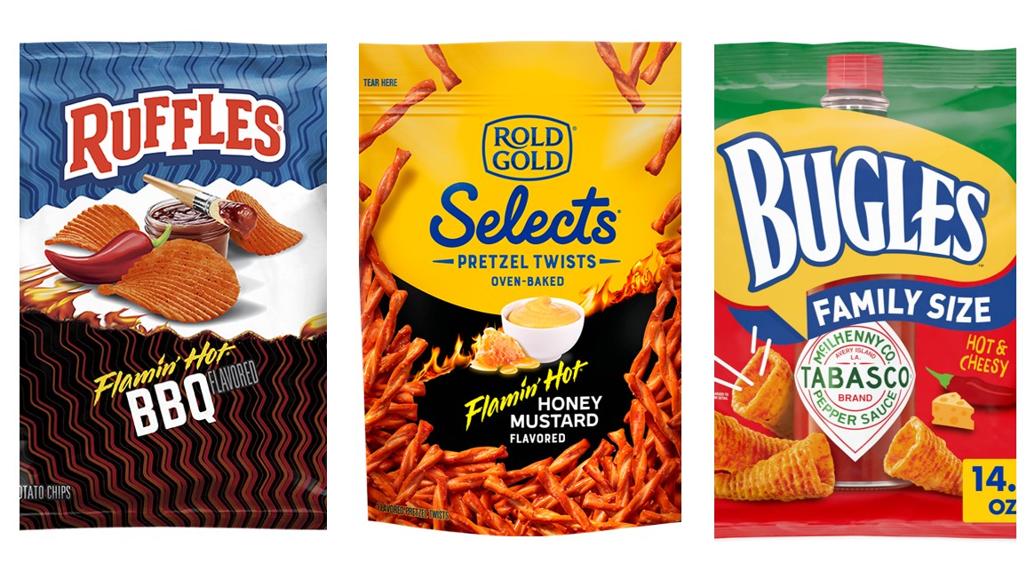 Spicy Snack Roundup: Ruffles Flamin’ Hot BBQ, Rold Gold Flamin’ Hot ...