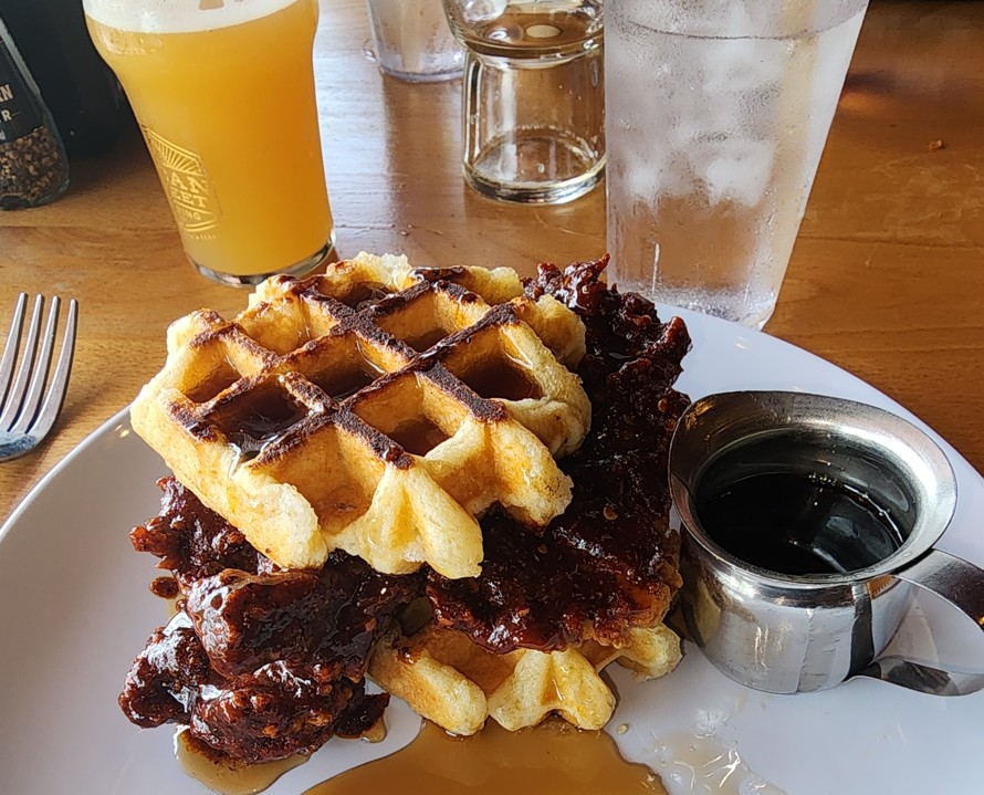 Review: Nashville Waffles from Pecan Street Brewery in Johnson City, TX ...